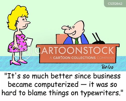 Computerized Cartoons and Comics - funny pictures from CartoonStock