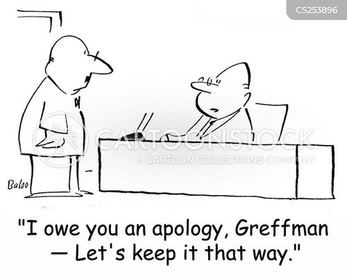 Sorry Cartoons and Comics - funny pictures from CartoonStock