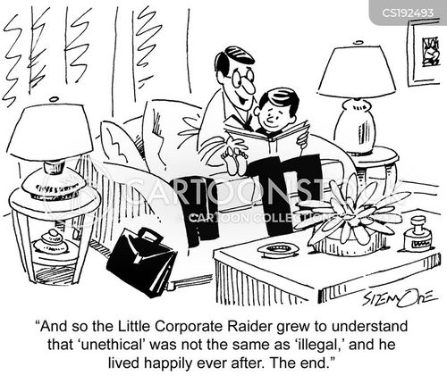 Corporate Raider Cartoons and Comics - funny pictures from CartoonStock