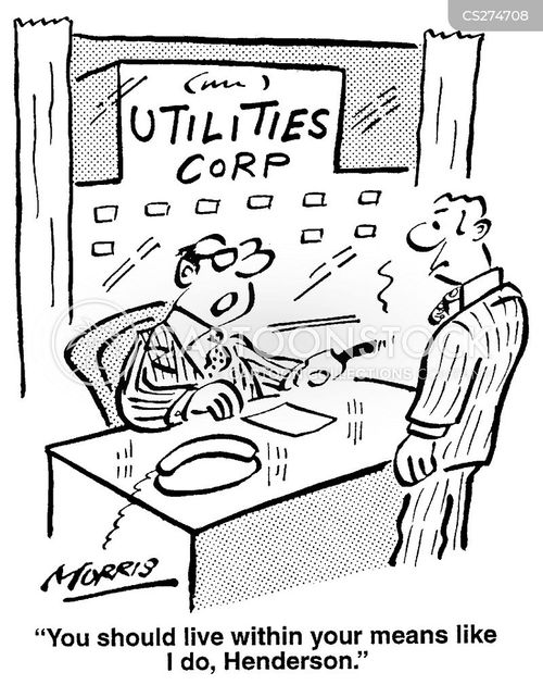 Living Within Means Cartoons and Comics - funny pictures from CartoonStock