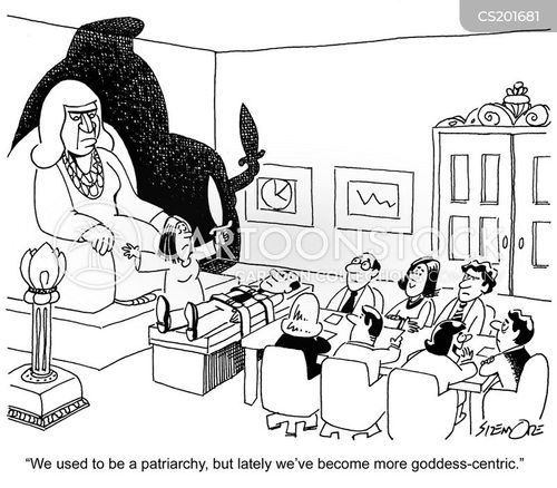 Matriarchy Cartoons and Comics - funny pictures from CartoonStock