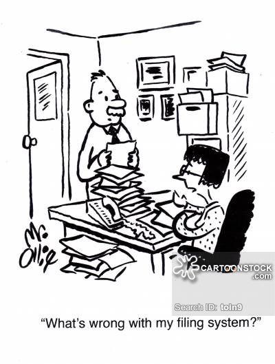 Cluttered Desk Cartoons and Comics - funny pictures from CartoonStock