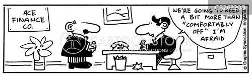 Financial Comfort Cartoons and Comics - funny pictures from CartoonStock