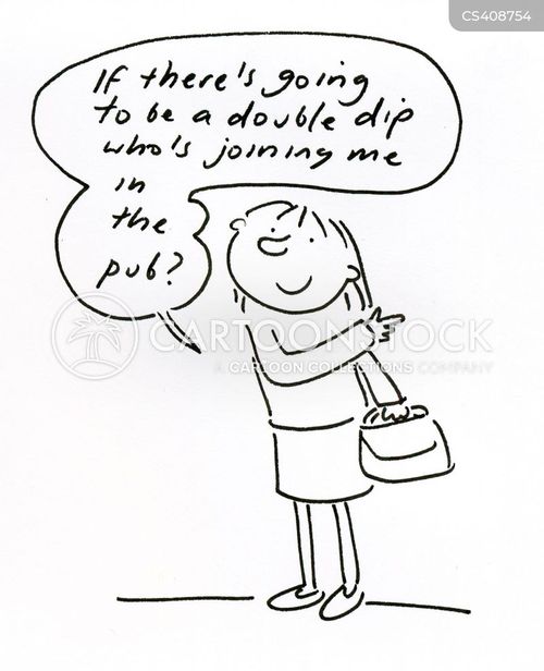 Double Dip Recession Cartoons and Comics - funny pictures from CartoonStock