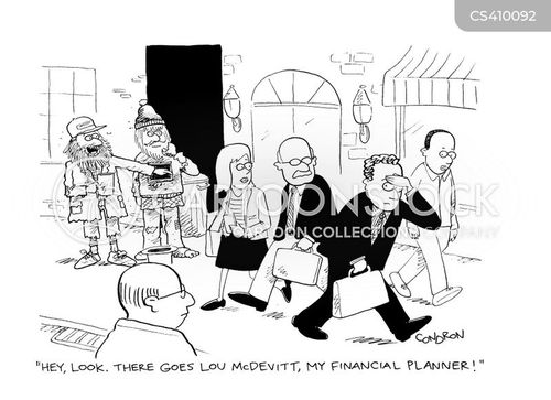 Financial Planner Cartoons and Comics - funny pictures from CartoonStock