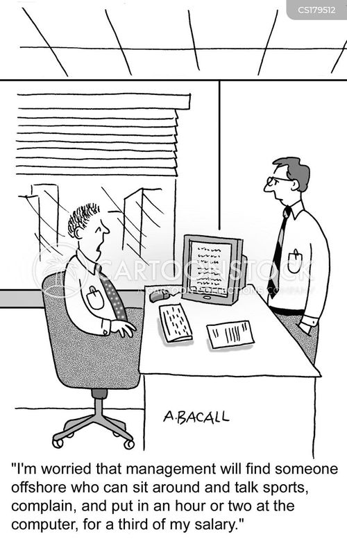 Getting Sacked Cartoons and Comics - funny pictures from CartoonStock