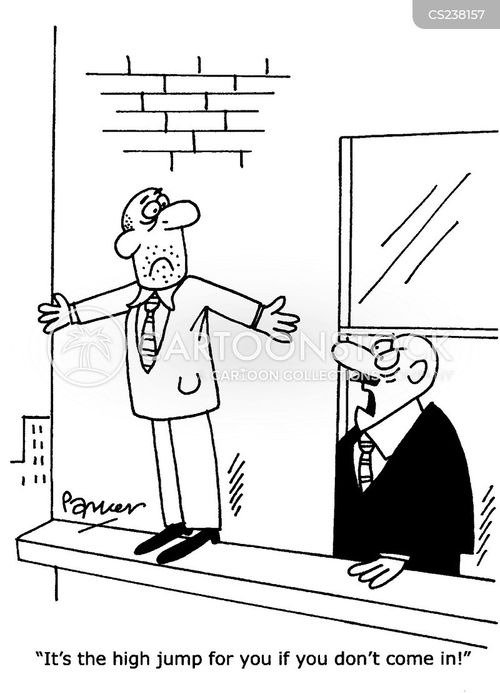 Jumping Out A Window Cartoons and Comics - funny pictures from CartoonStock