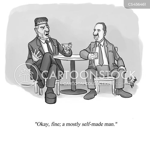 Self-made Men Cartoons and Comics - funny pictures from CartoonStock