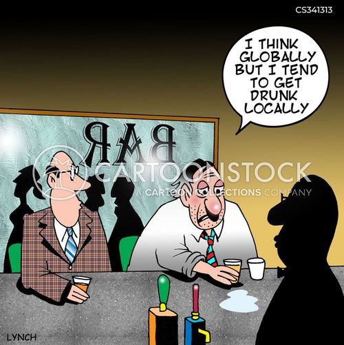 Local Bar Cartoons and Comics - funny pictures from CartoonStock