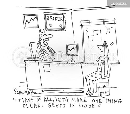 Financial Greed Cartoons and Comics - funny pictures from CartoonStock