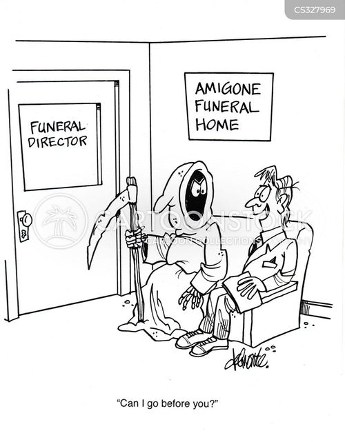 Waiting For Death Cartoons and Comics - funny pictures from CartoonStock