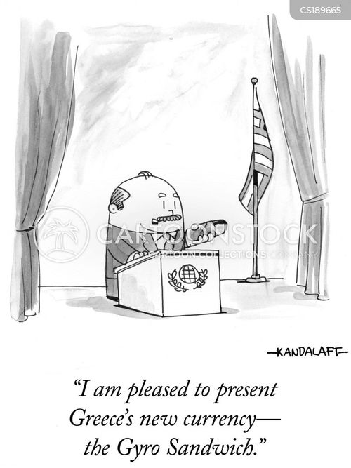 Greek Food Cartoons and Comics - funny pictures from CartoonStock