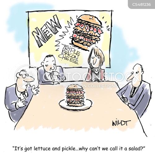 Anatomy Of A Salad Cartoons and Comics - funny pictures from CartoonStock