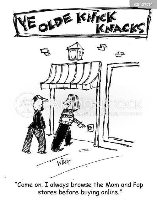 Mom And Pop Store Cartoons and Comics - funny pictures from CartoonStock