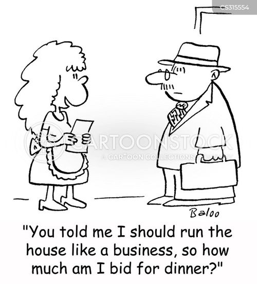 Bidding Cartoons and Comics - funny pictures from CartoonStock