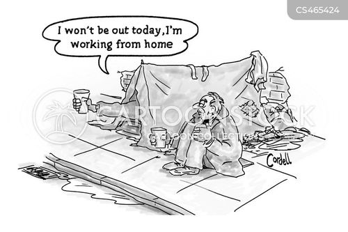 Living Rough Cartoons and Comics - funny pictures from CartoonStock