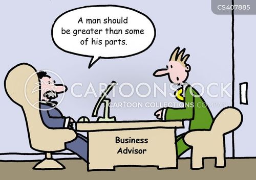 Business Advisor Cartoons and Comics - funny pictures from CartoonStock