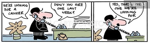 Cash Transactions Cartoons and Comics - funny pictures from CartoonStock