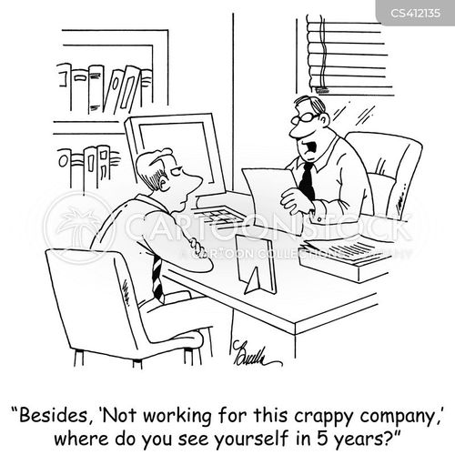 Interview Question Response Cartoons and Comics - funny pictures from ...