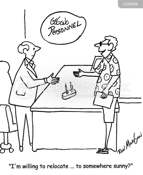 Relocation Cartoons and Comics - funny pictures from CartoonStock