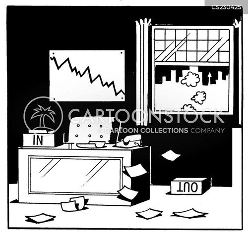 Out Tray Cartoons and Comics - funny pictures from CartoonStock