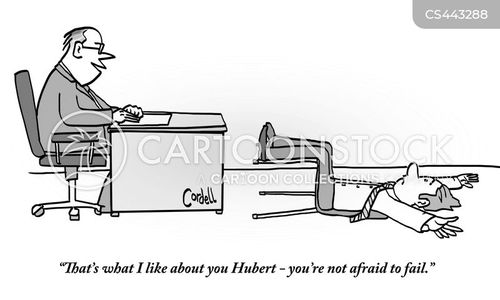 Fear Of Failure Cartoons and Comics - funny pictures from CartoonStock