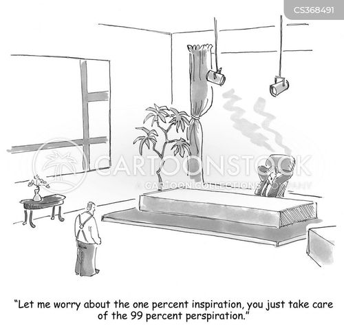 Perspiration And Inspiration Cartoons and Comics - funny pictures from ...
