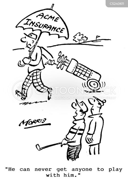 Golf Partner Cartoons and Comics - funny pictures from CartoonStock