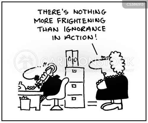 Crisis Ignorance Cartoons and Comics - funny pictures from CartoonStock