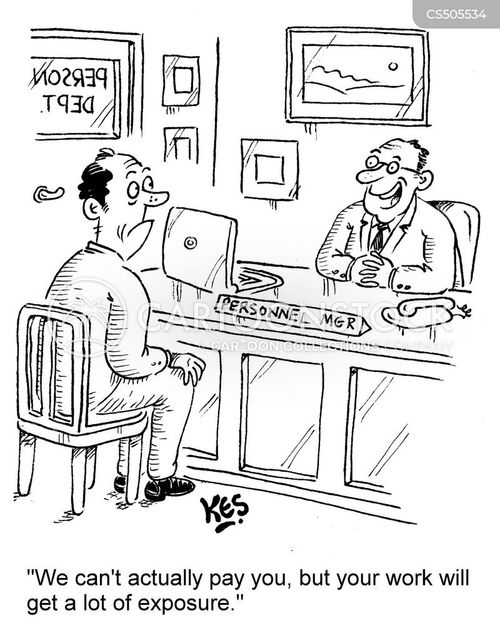 Unpaid Work Cartoons and Comics - funny pictures from CartoonStock