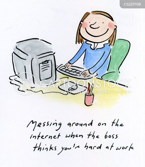 Internet Work Cartoons and Comics - funny pictures from CartoonStock
