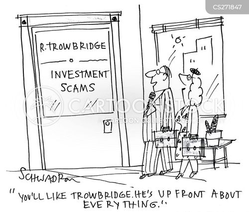 Investment Scam Cartoons and Comics - funny pictures from CartoonStock
