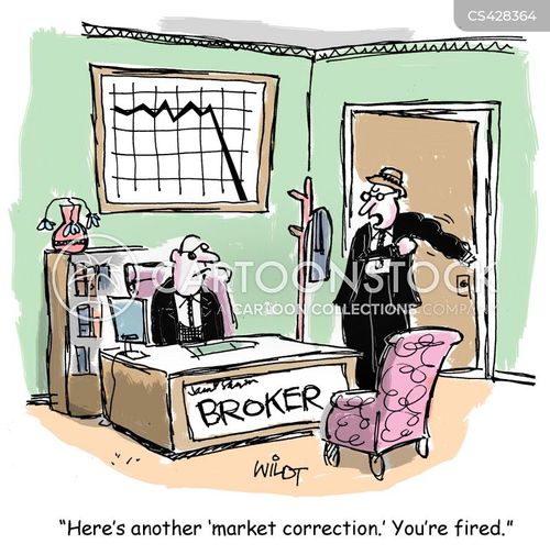 Market Correction Cartoons and Comics - funny pictures from CartoonStock