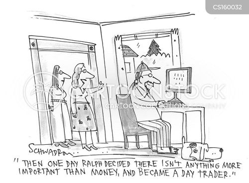 Day Trader Cartoons and Comics - funny pictures from CartoonStock