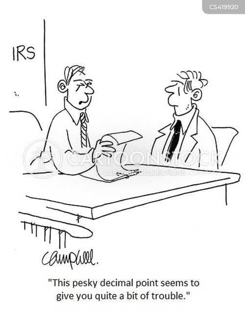 Decimal Point Cartoons and Comics - funny pictures from CartoonStock