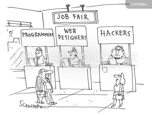 Careers Fair Cartoons and Comics - funny pictures from CartoonStock