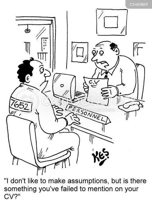 Satisfactory Resumes Cartoons and Comics - funny pictures from CartoonStock