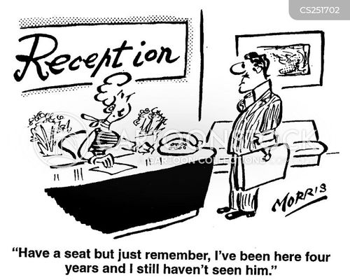 Receptionistm Cartoons and Comics - funny pictures from CartoonStock