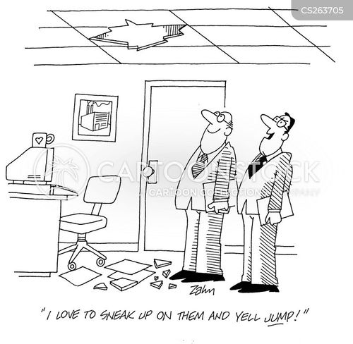 Sneaking Up Cartoons and Comics - funny pictures from CartoonStock