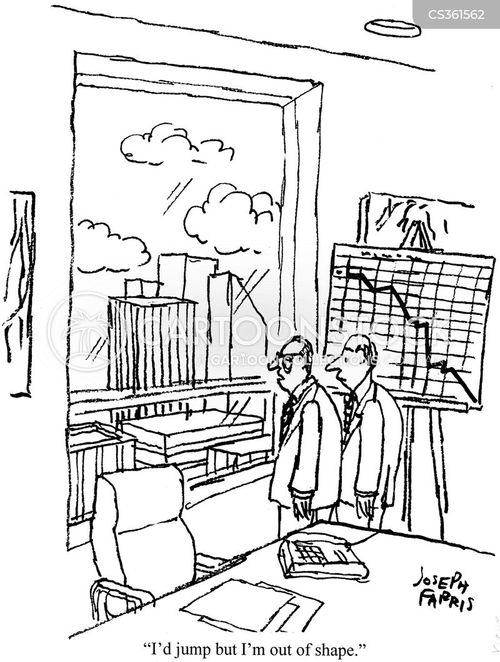 Office Fitness Fail Cartoons and Comics - funny pictures from CartoonStock