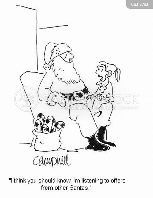 Sitting On Santa's Lap Cartoons and Comics - funny pictures from ...