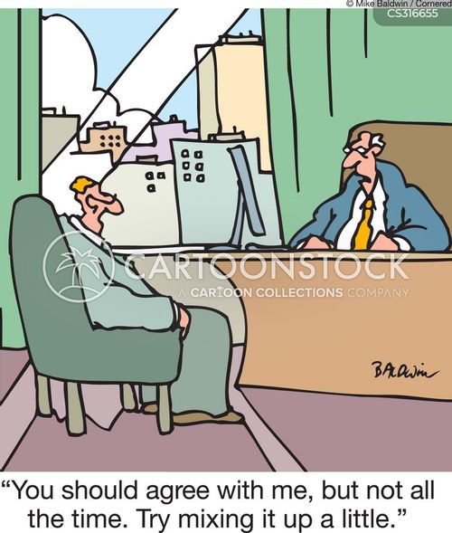 Cartoons und Karikaturen mit Schleimer