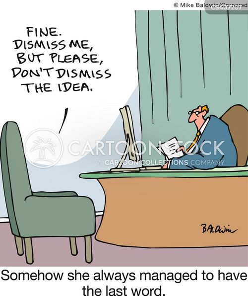 Final Words Cartoons and Comics - funny pictures from CartoonStock