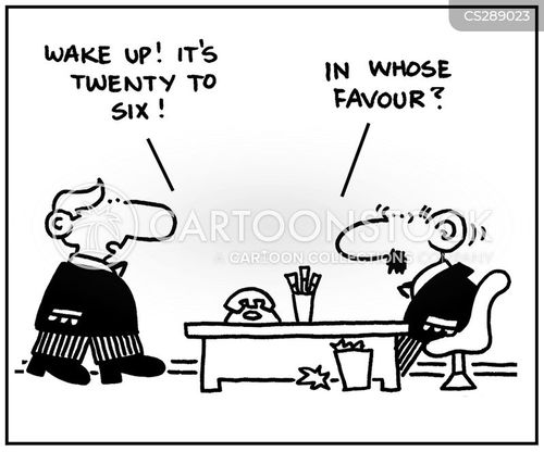 Clocking Off Cartoons and Comics - funny pictures from CartoonStock