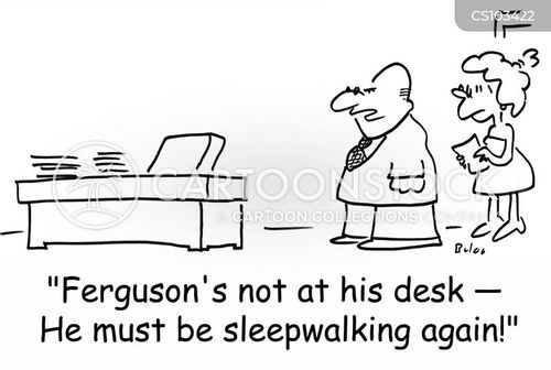 Sleepwalk Cartoons and Comics - funny pictures from CartoonStock