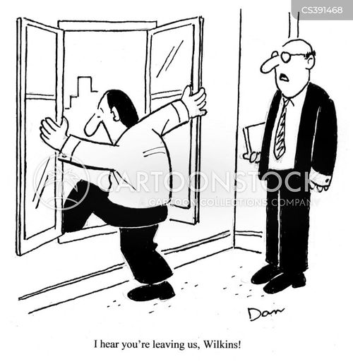 Exited Cartoons and Comics - funny pictures from CartoonStock