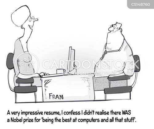 Resume Padding Cartoons and Comics - funny pictures from CartoonStock