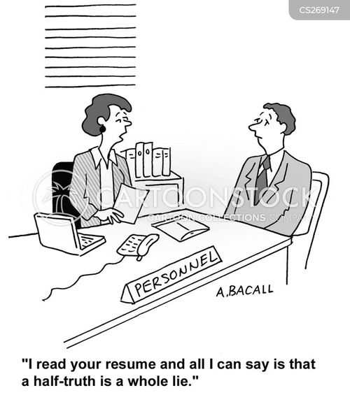 Half Truth Cartoons and Comics - funny pictures from CartoonStock