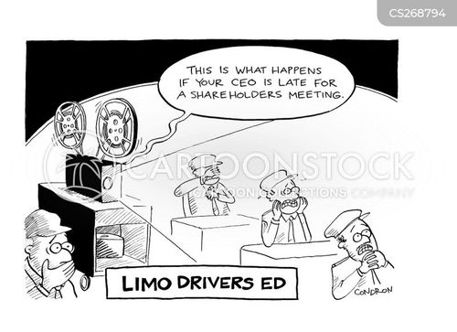 Limo Driver Cartoons and Comics - funny pictures from CartoonStock