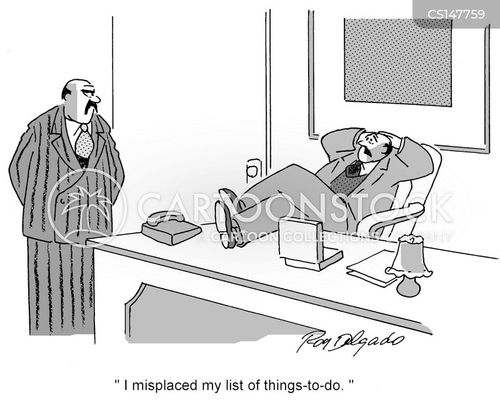 Things To Do List Cartoons and Comics - funny pictures from CartoonStock